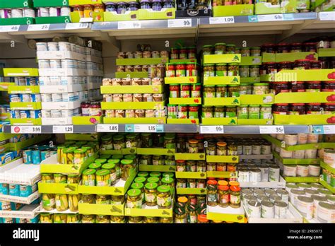 Tinned Preserves Tinned Food Lidl Ashford Kent Uk Stock Photo Alamy