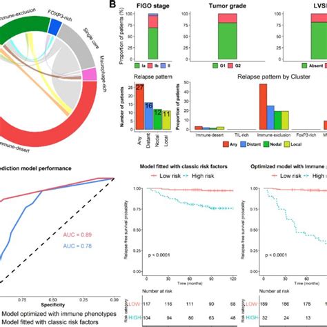 Clinical Association Results A Circos Plot Displaying Within Patient