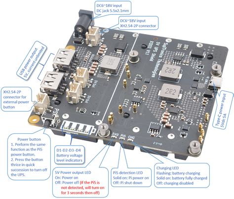 Raspberry Pi 5 Ups Dfrobot