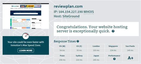 Siteground Singapore Reviews 2022 Real Uptime Records Singapore Website Speed Test Reviewplan