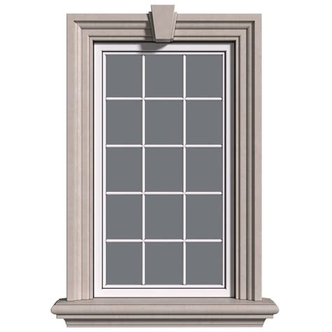 Classical Facade Frame Window 3d Model For Vray Corona