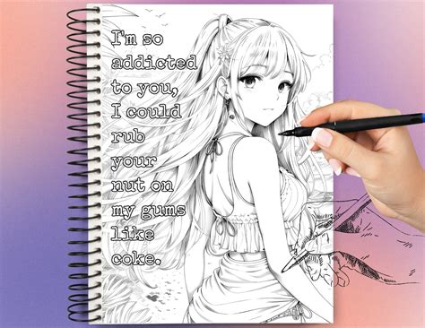 Anxious Attachment Anime Coloring Book Printable Coloring Pages Dirty Anime Coloring Pages