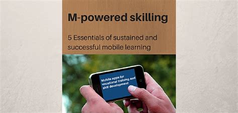5 Best Practices Of Mobile Learning For Skill Based Vocational Training Nsn