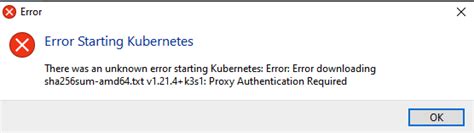 Proxy Authentication Fails · Issue 583 · Rancher Sandboxrancher