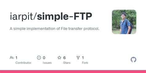 GitHub Iarpit Simple FTP A Simple Implementation Of File Transfer Protocol