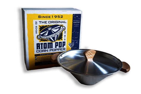 The Original Atom Pop No Shake No Stir Pop Corn Popper Etsy