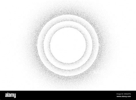 Dotwork Solar Eclipse Pattern Background Black Noise Stipple Dots