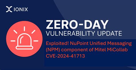 Exploited Nupoint Unified Messaging Npm Component Of Mitel Micollab