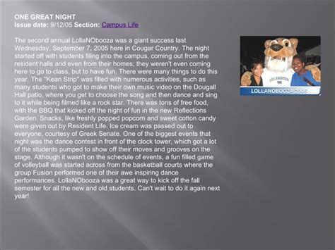 Cougar Byte Layout Ppt