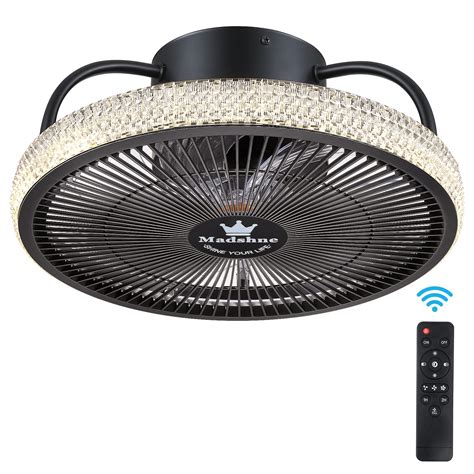Madshne Low Profile Flush Mount Ceiling Fans