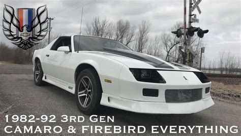 1982 92 3rd Gen Camaro And Firebird Everything Facebook