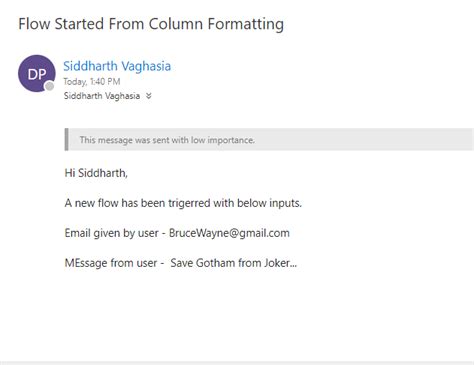 Trigger MS Flow On SharePoint List Items Based On Column Formatting