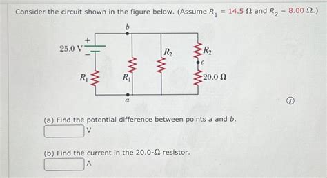 Solved Consider The Circuit Shown In The Figure Below