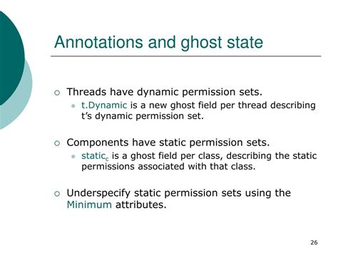 Ppt Concern Specific Annotations For Finding Bugs In Java Like