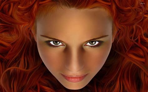 Redhead Wallpaper Fantasy Wallpapers