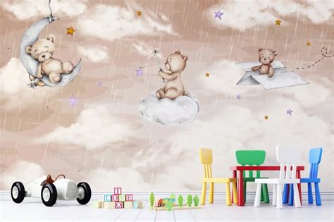 ‎کاغذ دیواری و پوستر اتاق کودک نی‌نی‌کاغذ‎ ‎پوستردیواری نی‌نی‌کاغذ