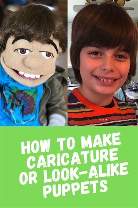 Steps To Making A Puppet That Looks Like Somebody You Know Or A Celebrity Puppet Building World
