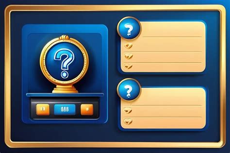 premium photo quiz test menu template tv show game questions and