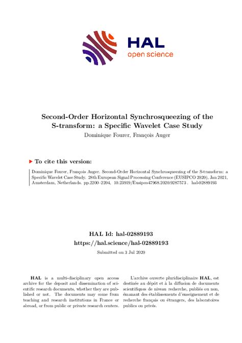Pdf Enhanced Synchrosqueezing For S Transform