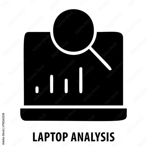 Laptop Analysis Data Analysis Laptop Analysis Icon Technology Data Processing Analytics