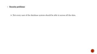 Purpose Of Database System Pptx Databases Computer Software And Applications