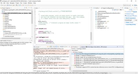 Ccssysbios Creating Bios Cfg For An Example Project Code Composer