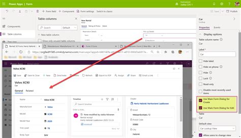Relational Data On Model Driven Forms Part 1 Main Form Dialog Jukka Niiranen Blog