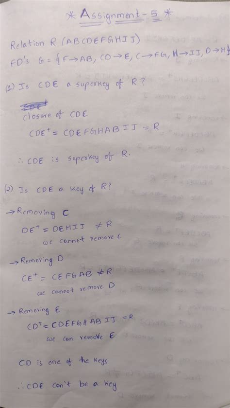 Dmsd Assignment 5 Submission Assignmnt 5 Relation R Abcdefghi T Fd