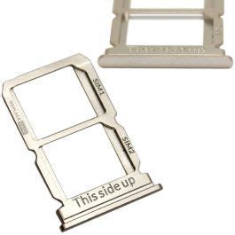 For Oneplus T Replacement Dual Sim Card Tray Gold Replacebase