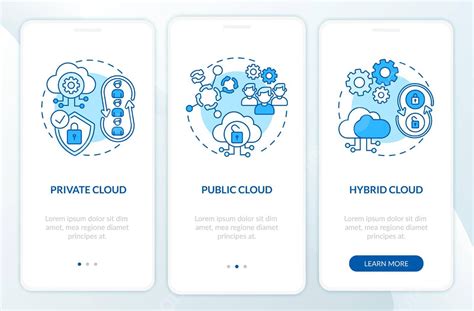 Exploring Variations Of Saas Deployment Onboarding Mobile App Page Displaying Key Concepts