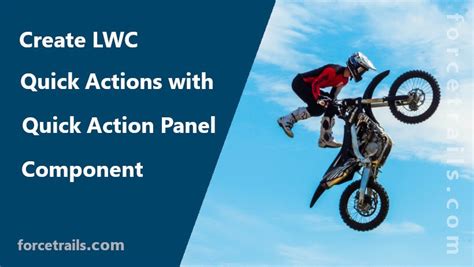 Create Lightning Web Component Quick Action Panel
