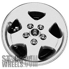 Jaguar Xjs 1994 1995 16x7 Aluminum Alloy Chrome 5 Spoke 59681
