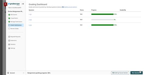 Gradescope Marking Staff Guide Digital Education Systems Help