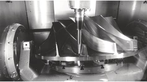 Impeller 5axis Impeller Side Milling Turbine Cnc
