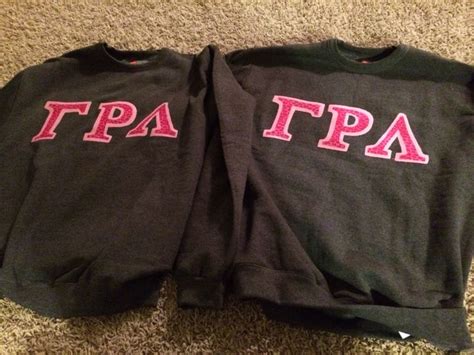 Homemade Sorority Sweater Gamma Rho Lambda Gamma Rho Lambda Rho Gamma