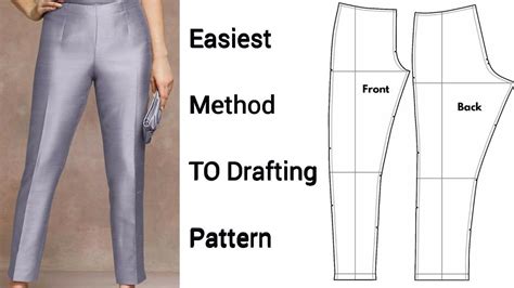 Beginners Steps To Drafting A Trouser Pattern Instructional Trouser Pattern Trousers Pattern