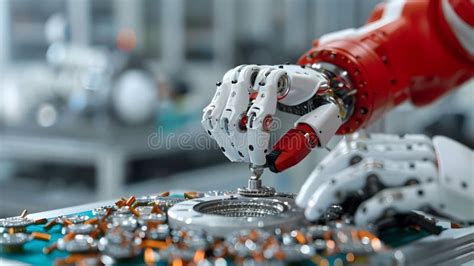 Precision Automation A Robotic Arm Assembling Intricate Metal