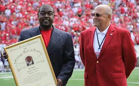 Ron Dane And Barry Alvarez Ron Is In The College Football Hall Of