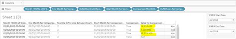 Part 2 Of 3 Creating A Comparison Range Based Off Of A Chosen Month