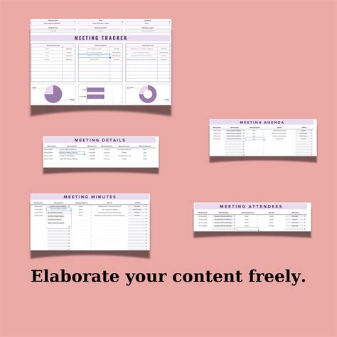 Meeting Tracker Template Google Sheets Organizer For Meeting Details Agenda Attendees