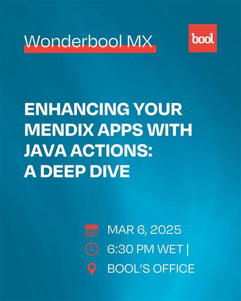 bool mendixmeetup wonderboolmx lowcode networking bool