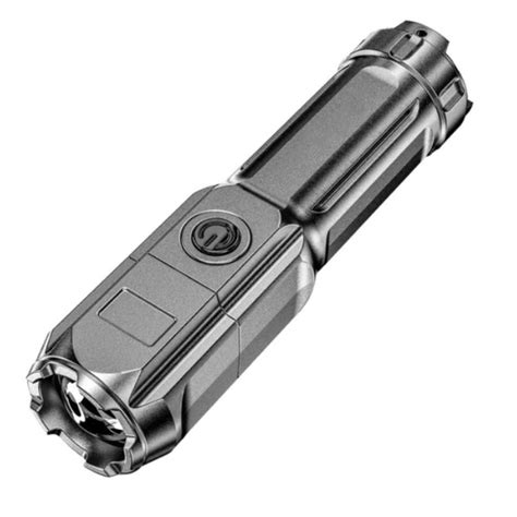 ᐉ Ліхтарик ручний світлодіодний на акумуляторі з Usb зарядкою Чорний 2008977360 • Краща ціна в