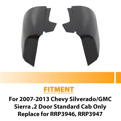 Pair Cab Corners For 2007 2013 Chevy Silverado Gmc Sierra 2 Door