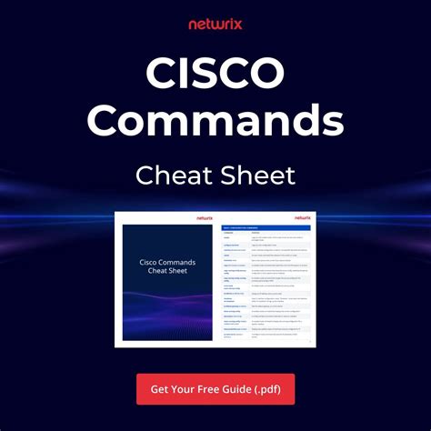 Netwrix Corporation On Linkedin Cisco Commands Cheat Sheet By Netwrix