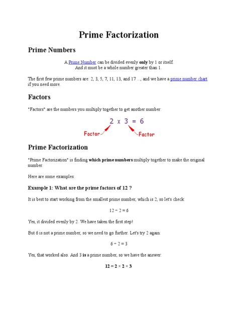 prime factorization pdf prime number cryptography