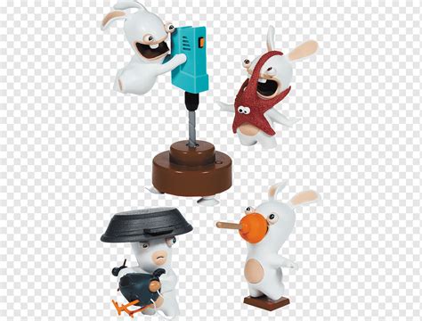 마리오 래빗 킹덤 배틀 액션 And 장난감 피규어 입상 인형 장난감 사진술 인형 날뛰는 랍비 Png Pngwing