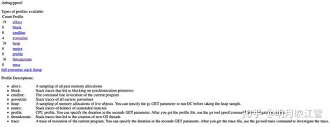 golang系列性能评测之pprof 火焰图 trace 知乎