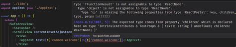 Type Tfunctionresult Is Not Assignable To Type Reactnode On React 18 · Issue 1476 · I18next