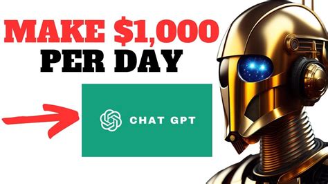 Easiest Way To Make 1 000 Per Day With Ai Chat Gpt Even If Youre A Beginner Youtube