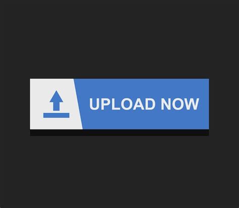 Premium Vector Upload Button